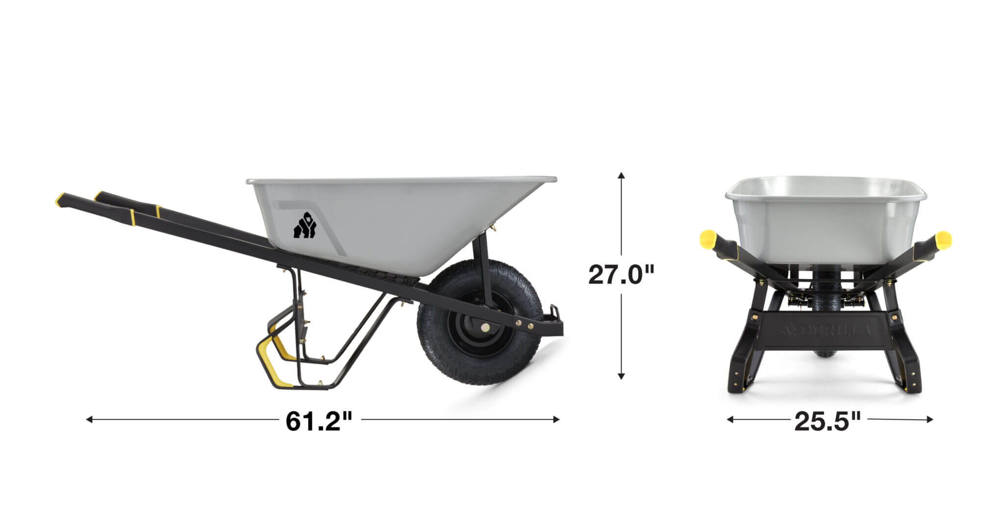 Durable Steel Wheelbarrows | Gorilla Wheelbarrows